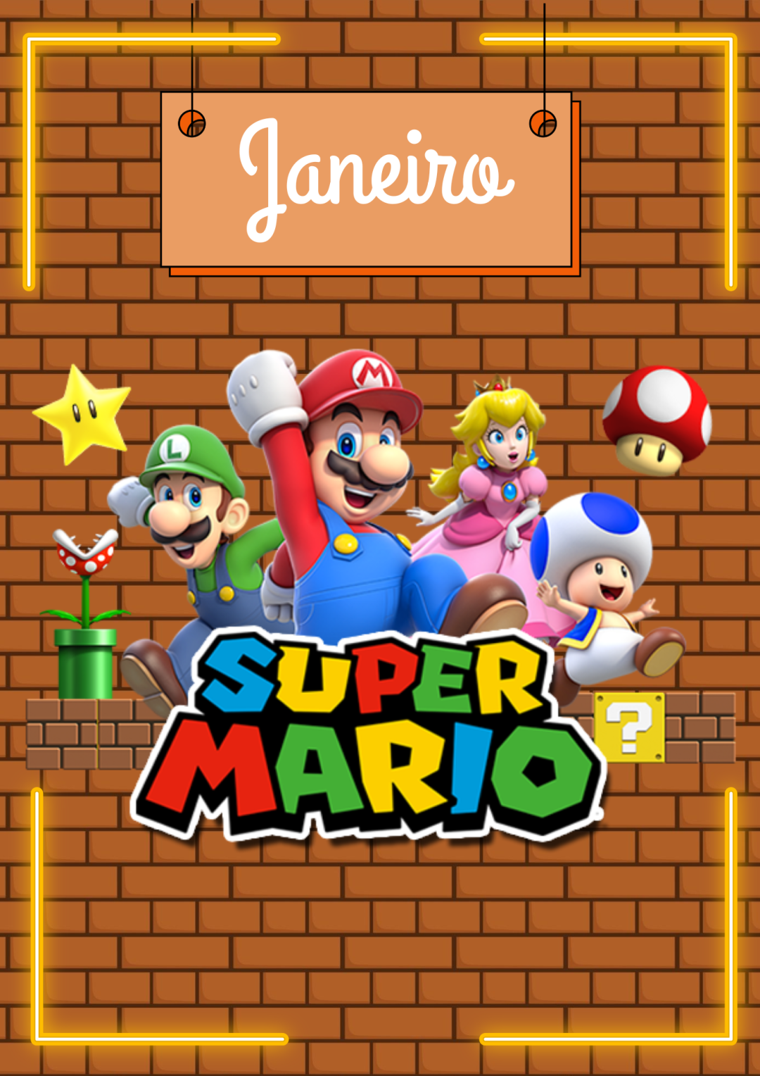 PLANNER DO PROFESSOR 2026 SUPER MÁRIO- ORGANIZAÇÃO ESCOLAR – Loja ...